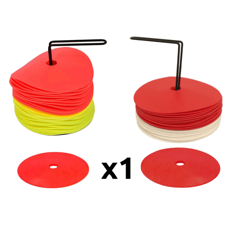 Flat yellow zastor rubber cones (Pack x24) - Handball Pro Shop ...