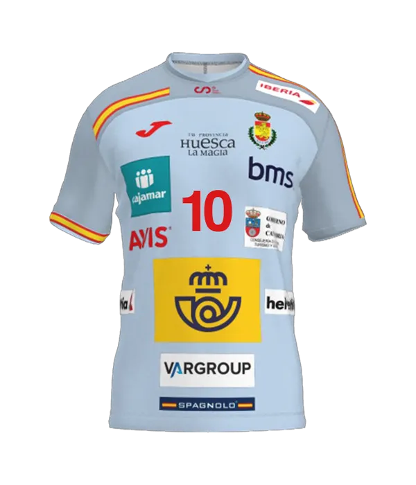 Joma Spain Men's Handball Jersey Grey 2026 – HandballPROShop