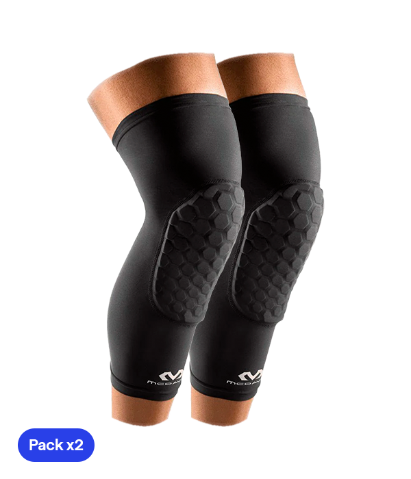 Hex McDavid Long Knee Pads (x2) Black 6446 - Handball Pro Shop ...